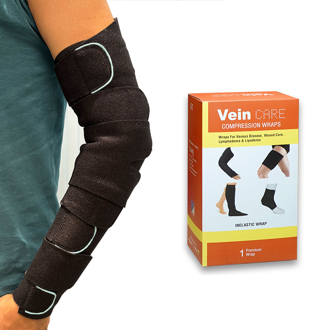 Vein Care Compression Arm Wrap: Targeted Support for Arm Swelling ...