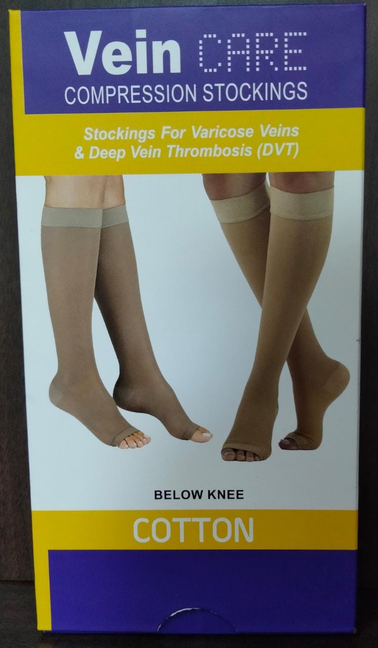 Vein Care Compression Stocking for Varicose Vein & DVT - Below Knee, C ...